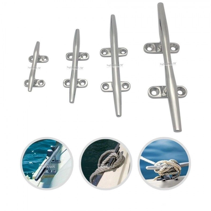 Stainless Steel Cleats 4 Inch 316 Stainless Steel Open Base Cleats (4 ...