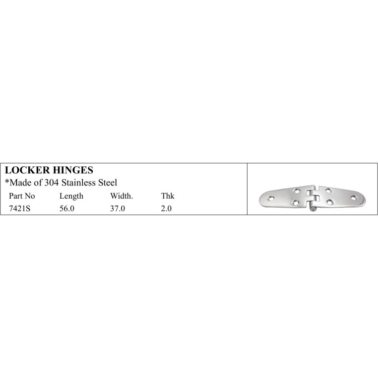 Durable Locker Hinges for Marine Use | Bulk Available